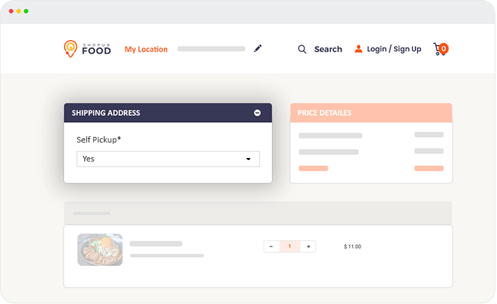 Restaurant online ordering system - Shopurfood